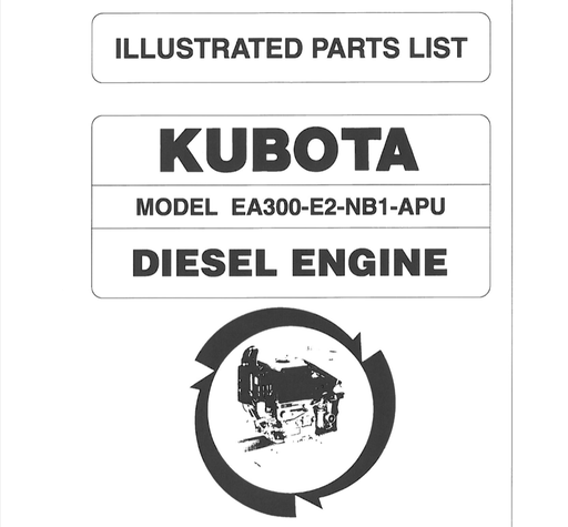 NextGen 3.5 Engine Parts Manual - Kubota EA300 | Boundless Outfitters